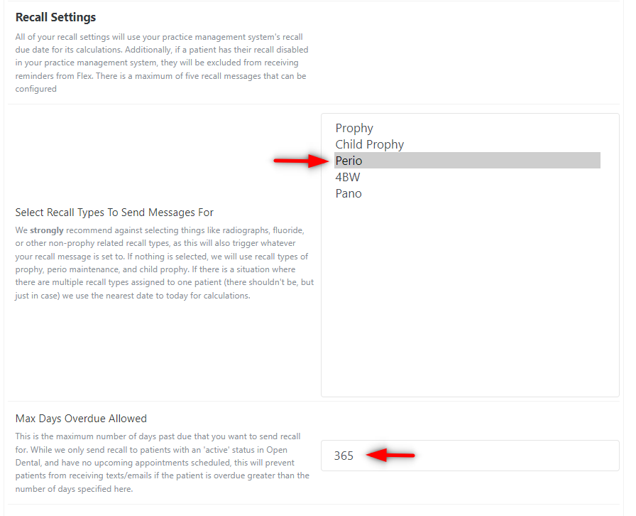 Which Recall Types Can I Send Reminders For? – Flex