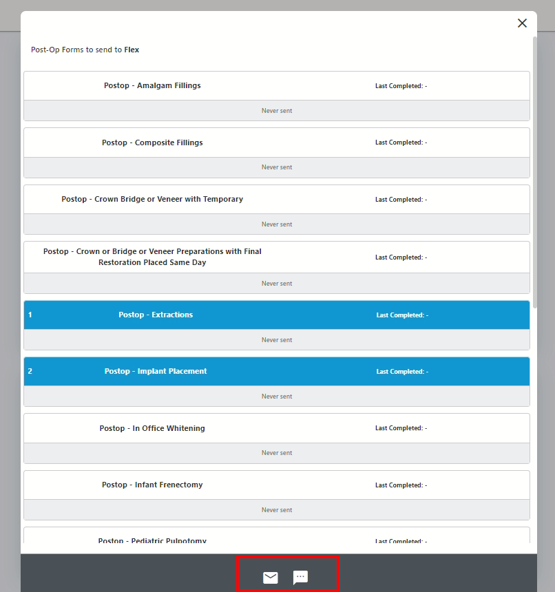 How Do I Send Post-Op Forms? – Flex
