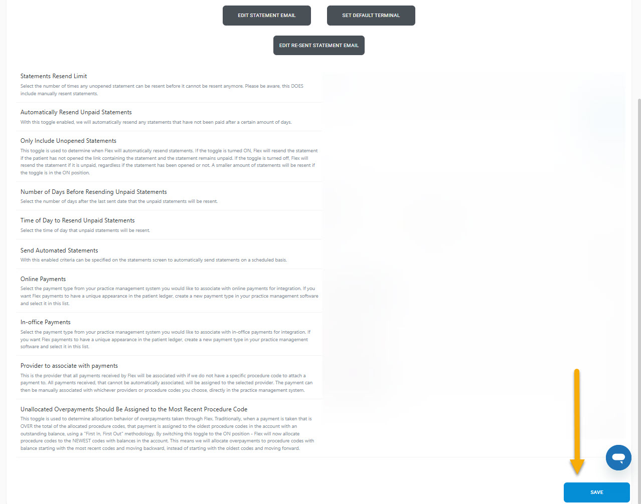 How to Set a Default Terminal – Flex