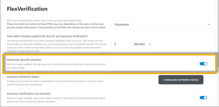 Early Access: FlexVerification Benefit Injection – Flex