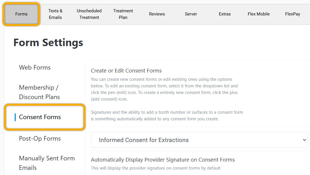 Introducing Automatic Consent Forms – Flex