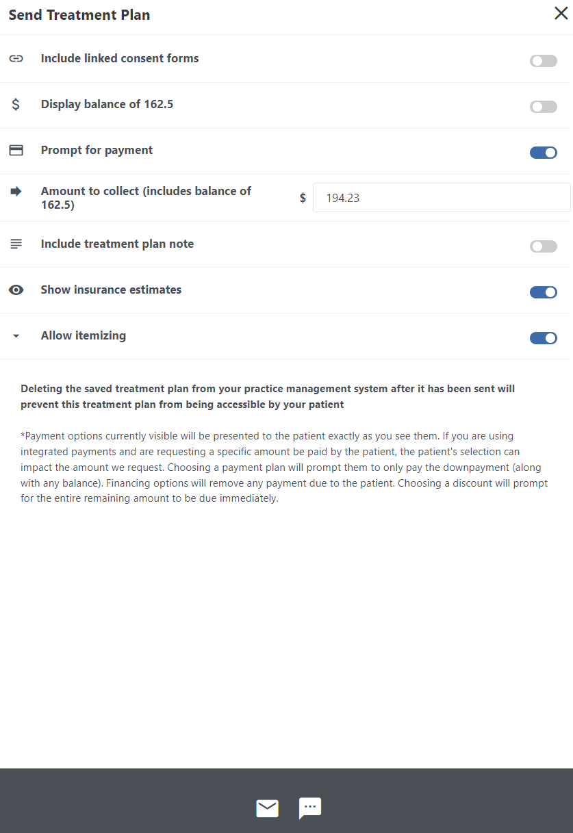 How Do I Email/Text A Treatment Plan? – Flex