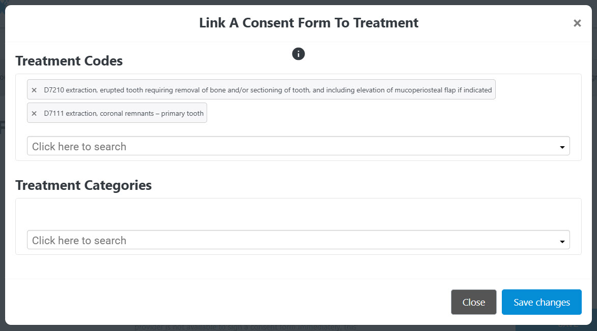 How Do I Link Treatment Codes to Consent Forms? – Flex