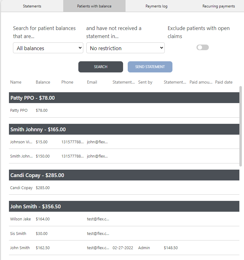 Patients with Balance – Flex